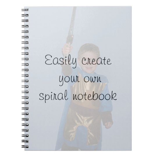 Easily Create Your Own Spiral Notebook - DIY | Zazzle.com