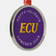 East Carolina University | ECU Logo Metal Ornament | Zazzle