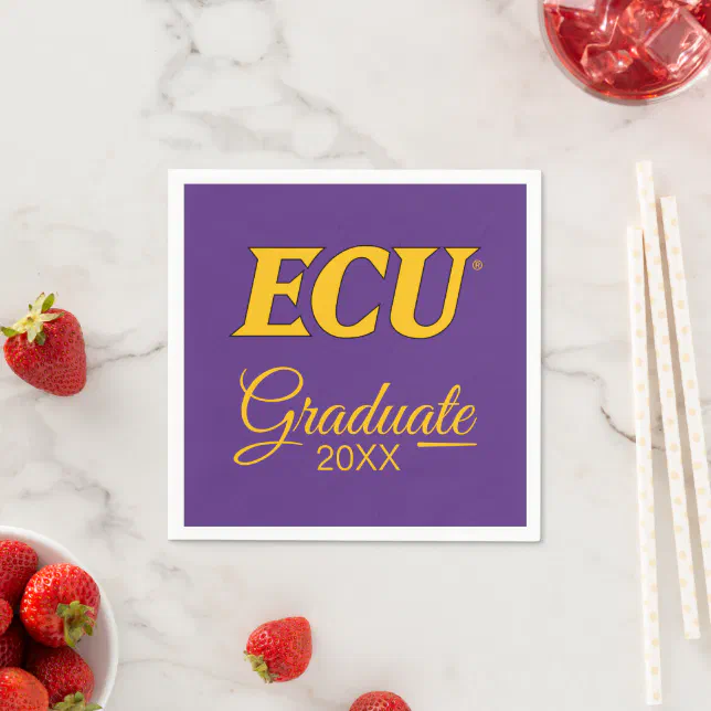 East Carolina University | ECU Logo Napkins | Zazzle