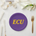 East Carolina University | ECU Logo Paper Plates | Zazzle