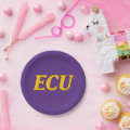 East Carolina University | ECU Logo Paper Plates | Zazzle
