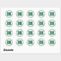 East German Railroad- Deutsche Reichsbahn Classic Round Sticker | Zazzle