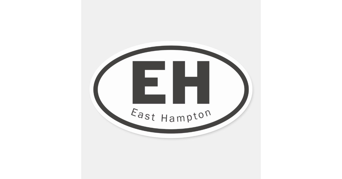 East Hampton sticker | Zazzle