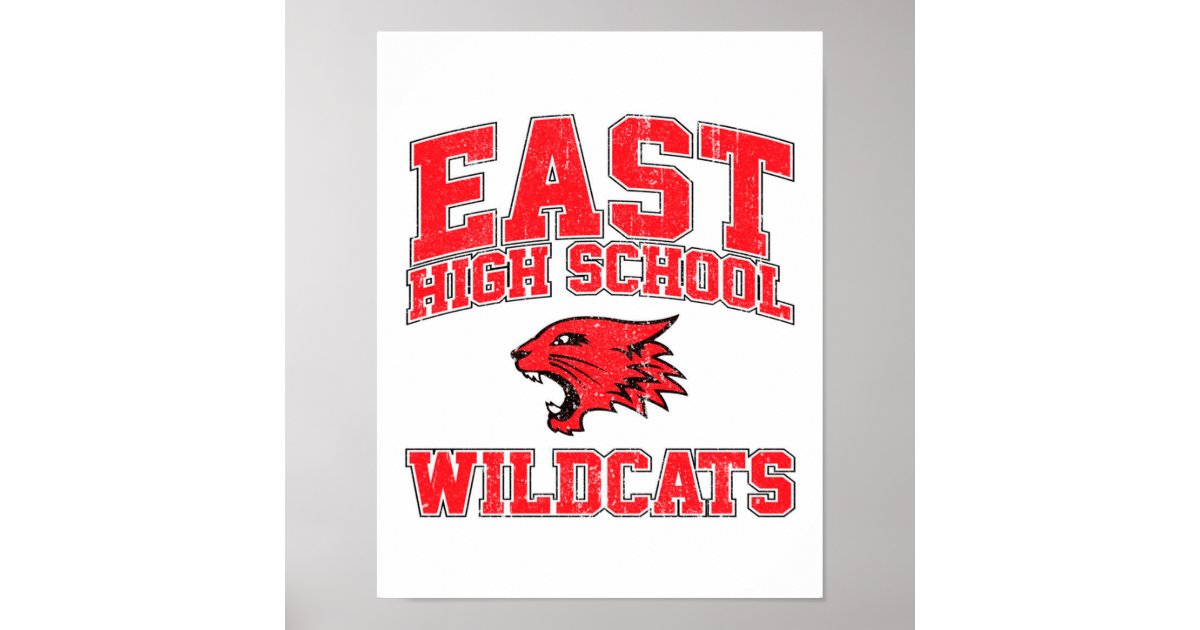 East High School Wildcats Poster | Zazzle