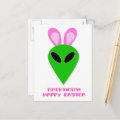 Easter Alien Postcard | Zazzle