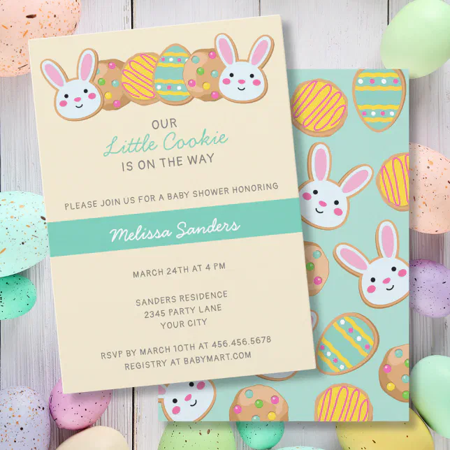 EASTER BABY SHOWER INVITATION | Zazzle