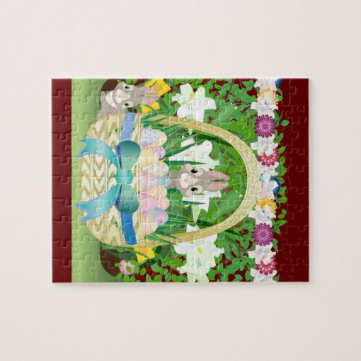 Easter Basket Jigsaw Puzzle | Zazzle