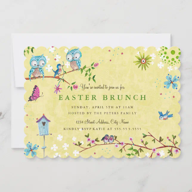 Easter Brunch | Invitations Card | Zazzle