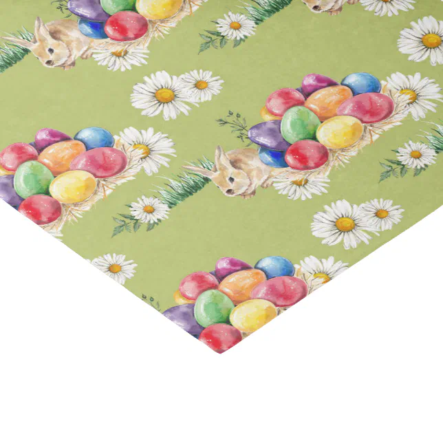 Easter bunny and eggs party pattern tissue tissue paper | Zazzle