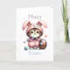 Easter Bunny Buddy Card | Zazzle