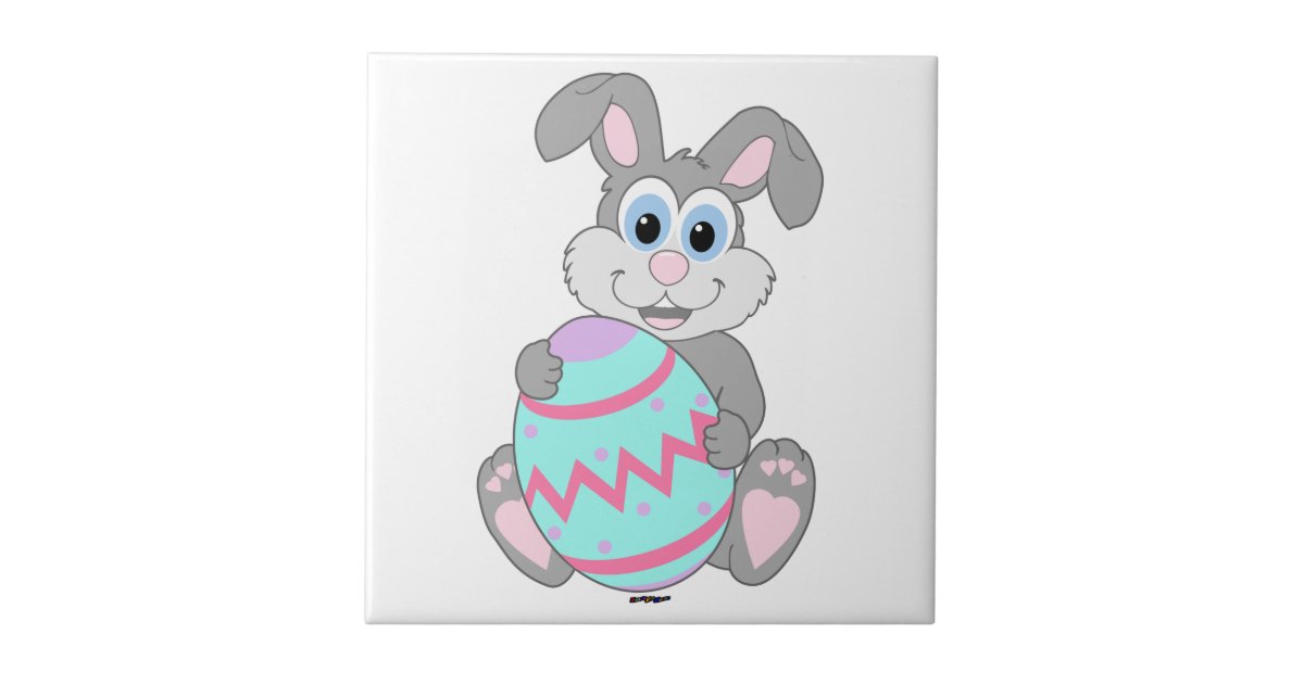 Easter Bunny Ceramic Tile | Zazzle