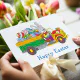 Easter Bunny Delivery Truck Holiday Card | Zazzle