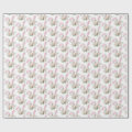 Easter Bunny Ears and Flowers Wrapping Paper | Zazzle