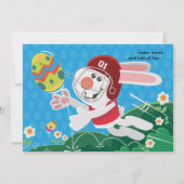 Easter Bunny Football Invitation | Zazzle
