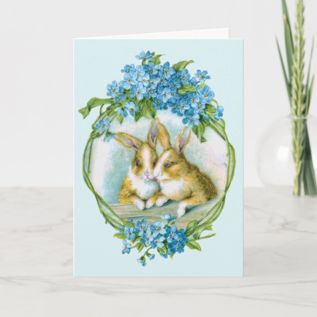 Easter Bunny Love Card | Zazzle