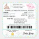 Easter Bunny Mail Shipping Label Sticker | Zazzle