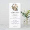 Easter Bunny Menu | Zazzle