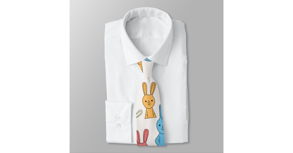 Easter Bunny Neck Tie | Zazzle