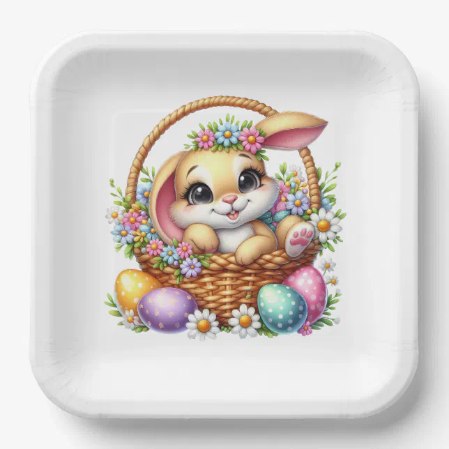Easter Bunny Paper Plates | Zazzle