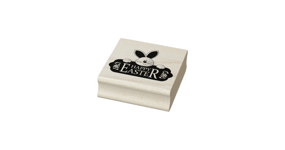 Easter Bunny Rubber Stamp | Zazzle