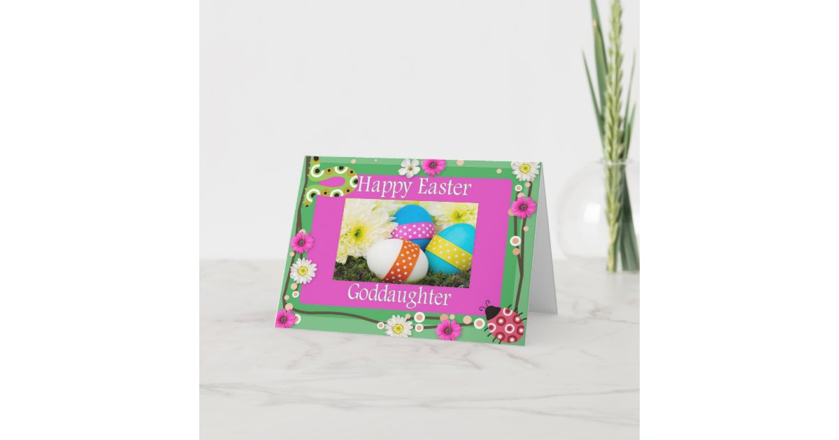 Easter Card For Goddaughter | Zazzle