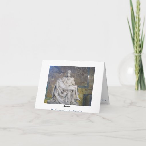 Easter Card—La Pieta Holiday Card | Zazzle