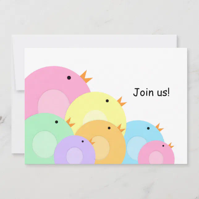 Easter Chicks Egg Hunt Invitation | Zazzle