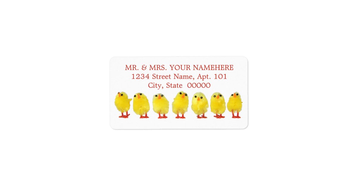 Easter Chicks Labels | Zazzle
