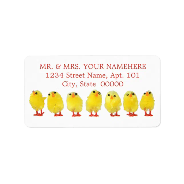 Easter Chicks Labels | Zazzle