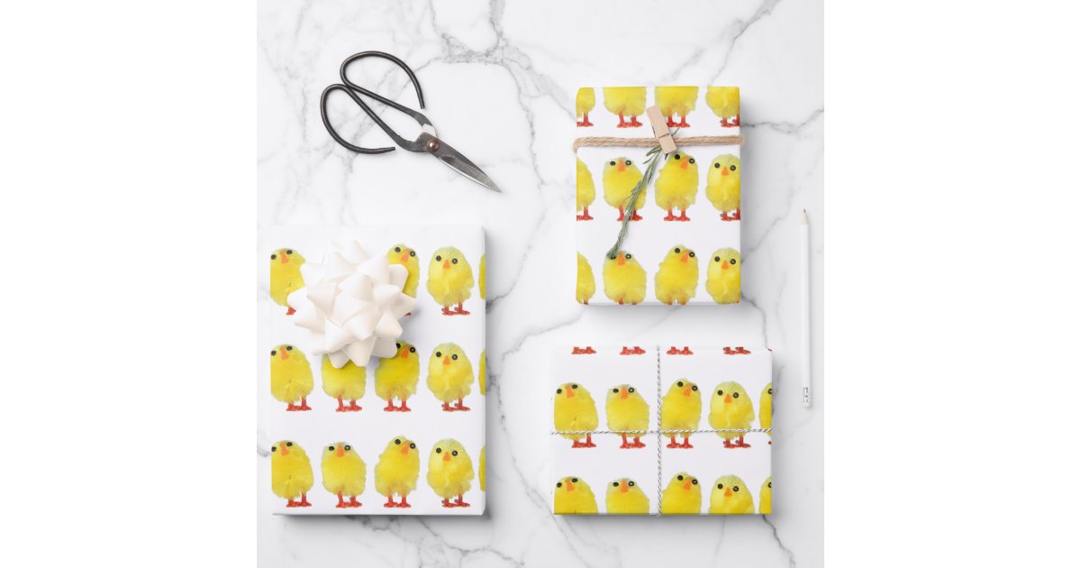 Easter Chicks Wrapping Paper Sheets | Zazzle