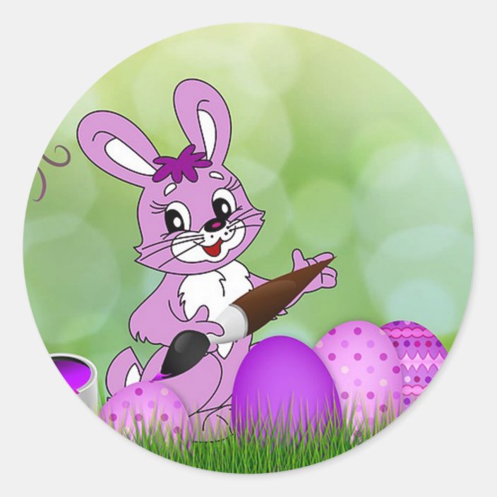 Easter Classic Round Sticker | Zazzle.com