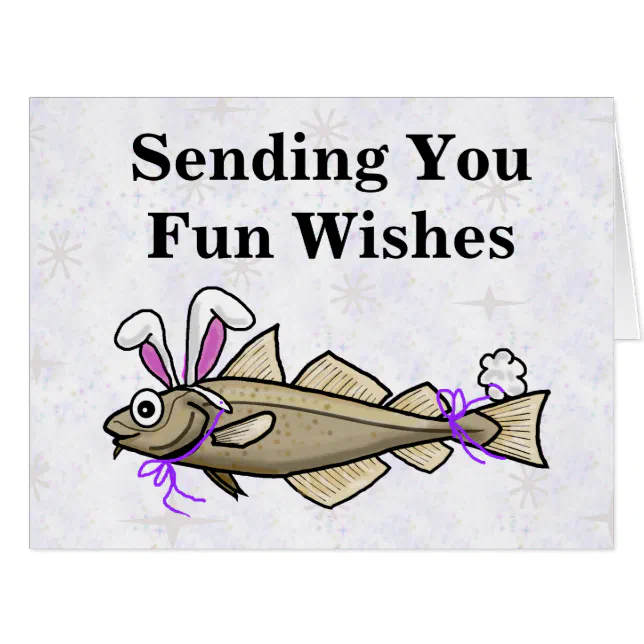 Easter Cod Funny Greeting Card | Zazzle