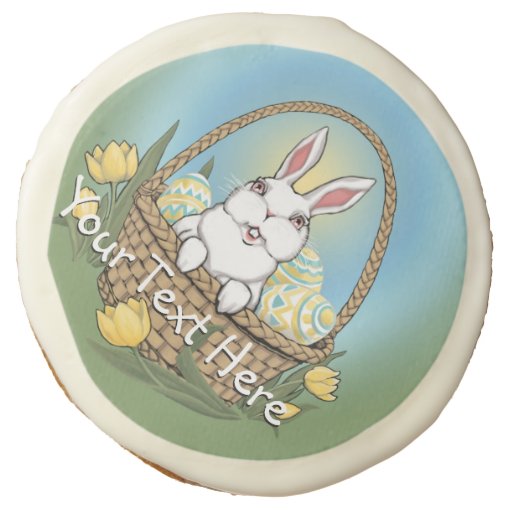 Easter Cookies Personalized Easter Bunny Cookies | Zazzle