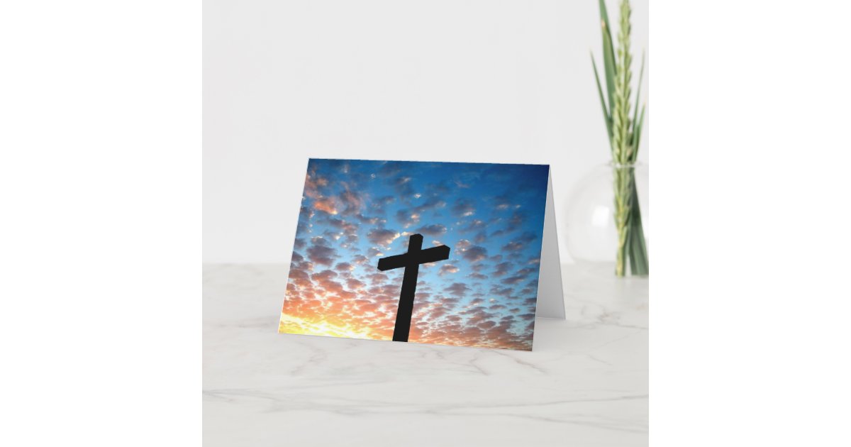 Easter Cross Card | Zazzle