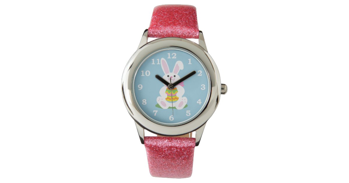 Easter ~ Cute Bunny Watch | Zazzle