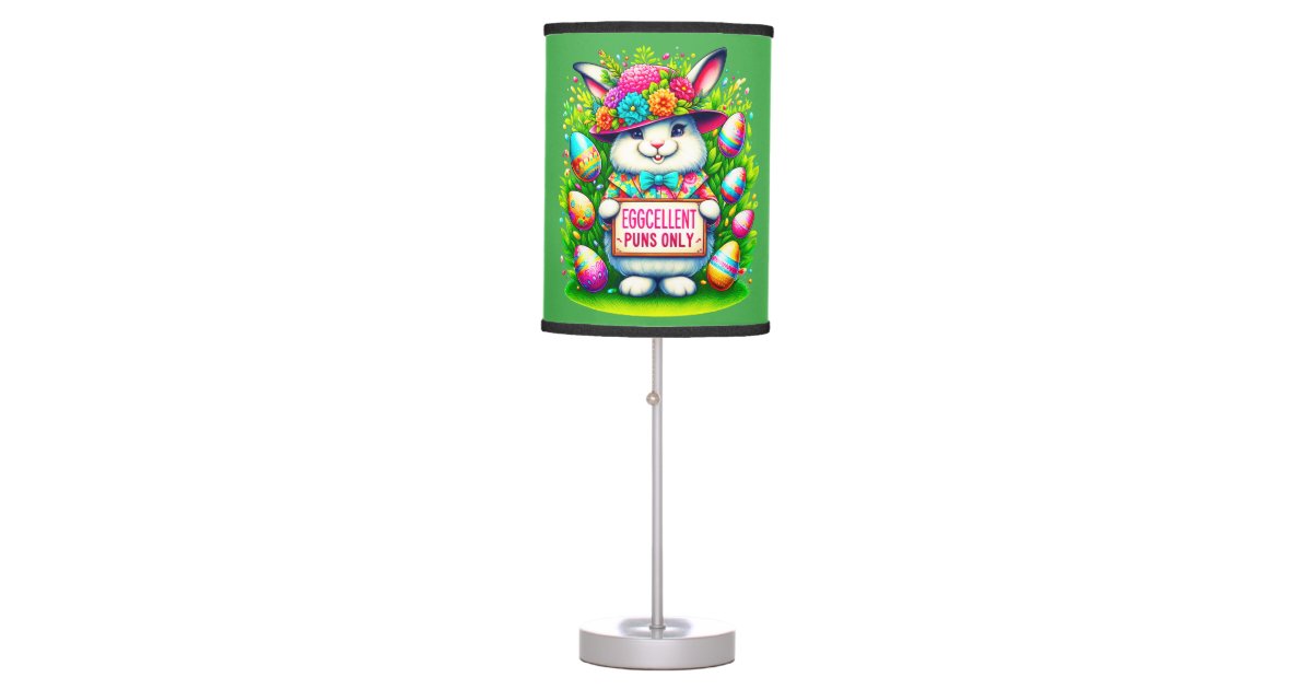 Easter Day Bunny Rabbit Egg Design Table Lamp | Zazzle