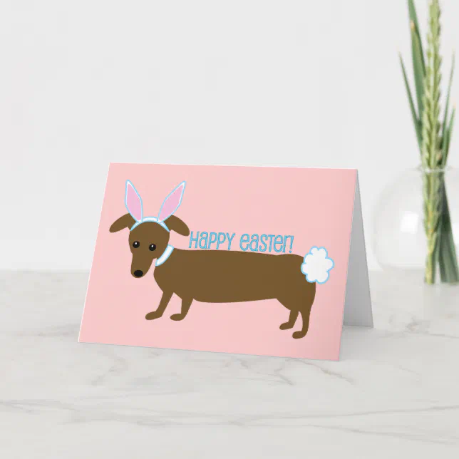 Easter Doggie Holiday Card | Zazzle