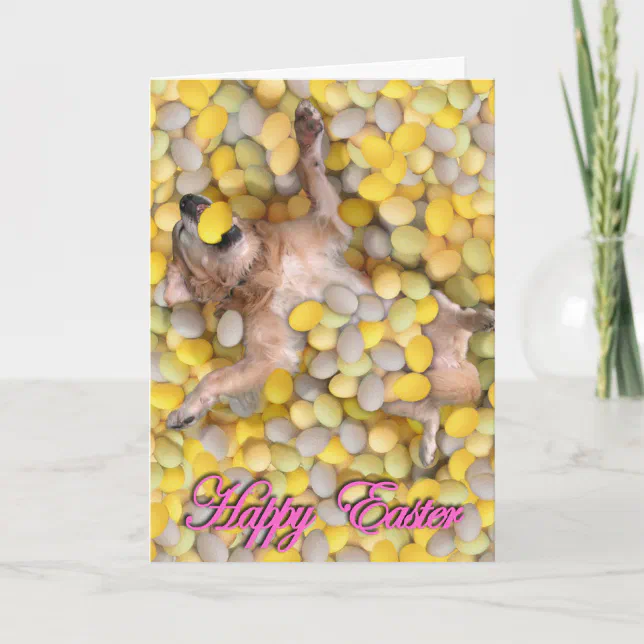 Easter Doggy Holiday Card | Zazzle