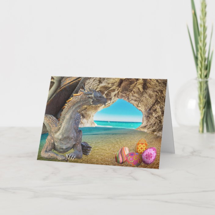Easter Dragon Greeting Card | Zazzle.com