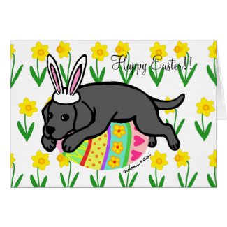 Labrador Cartoon Easter Cards – HappyLabradors.com