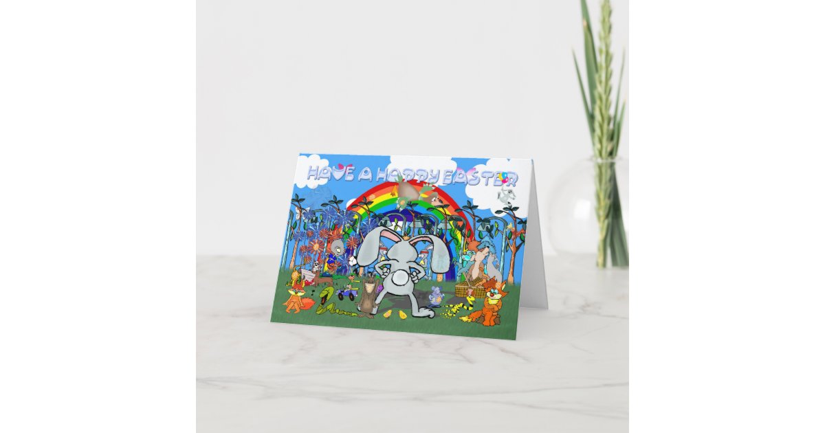 Easter Egg Hunt Card, Interactive fun Holiday Card | Zazzle