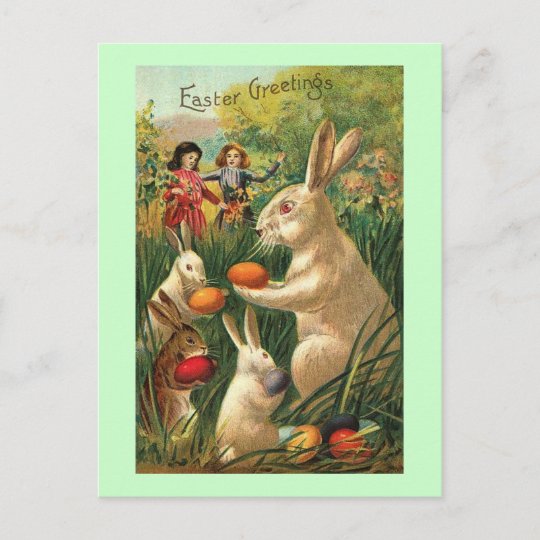 Easter Egg Hunt Holiday Postcard | Zazzle.com