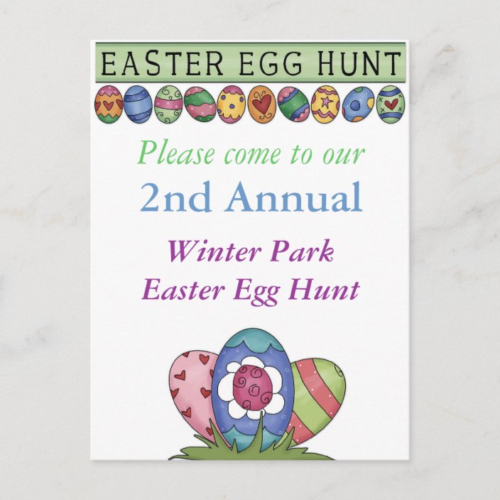 Easter Egg Hunt Invitation | Zazzle.com