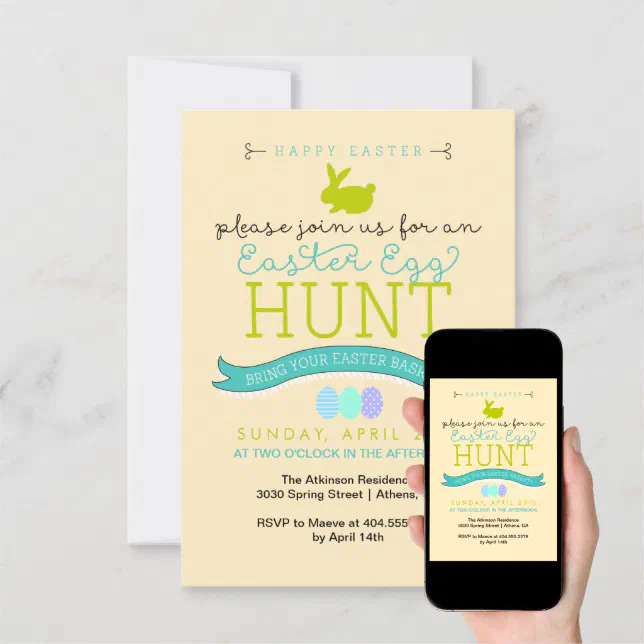 Easter Egg Hunt Invitation | Zazzle