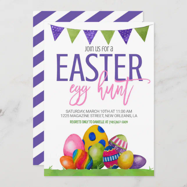 Easter Egg Hunt Invitation | Zazzle