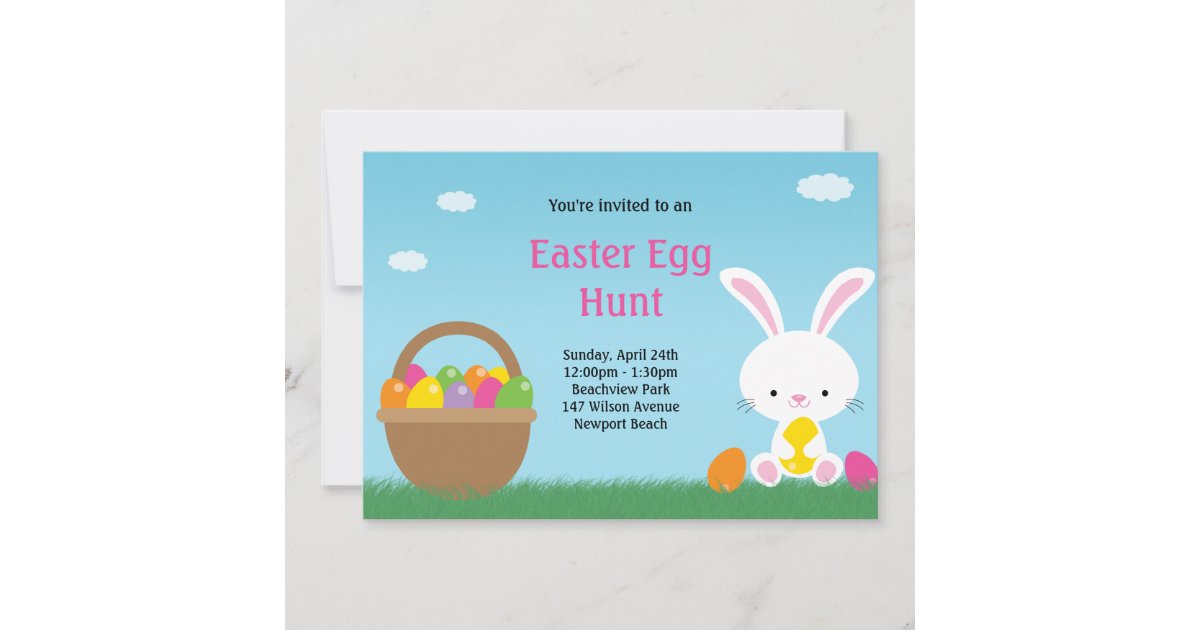 Easter Egg Hunt Invitation | Zazzle
