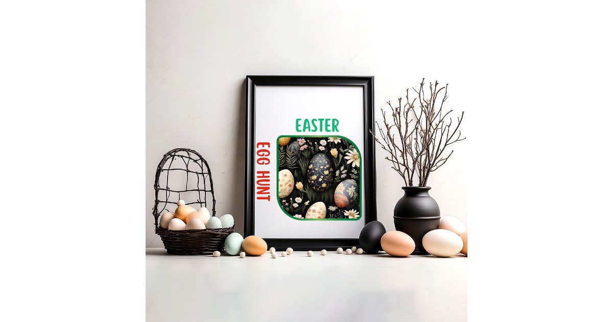 Easter Egg Hunt - Peeps Poster | Zazzle