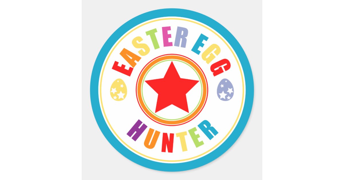 Easter Egg Hunt Sticker | Zazzle
