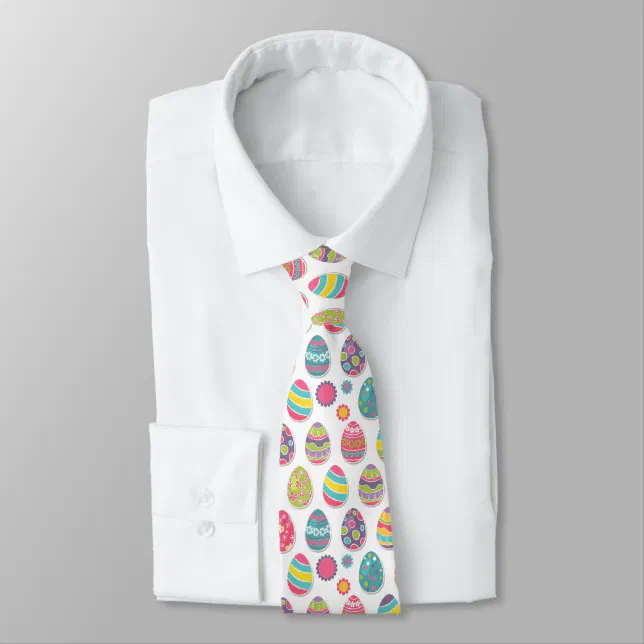 Easter Egg Themed Tie | Easter Attire | Zazzle
