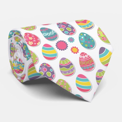 Easter Egg Themed Tie | Easter Attire | Zazzle